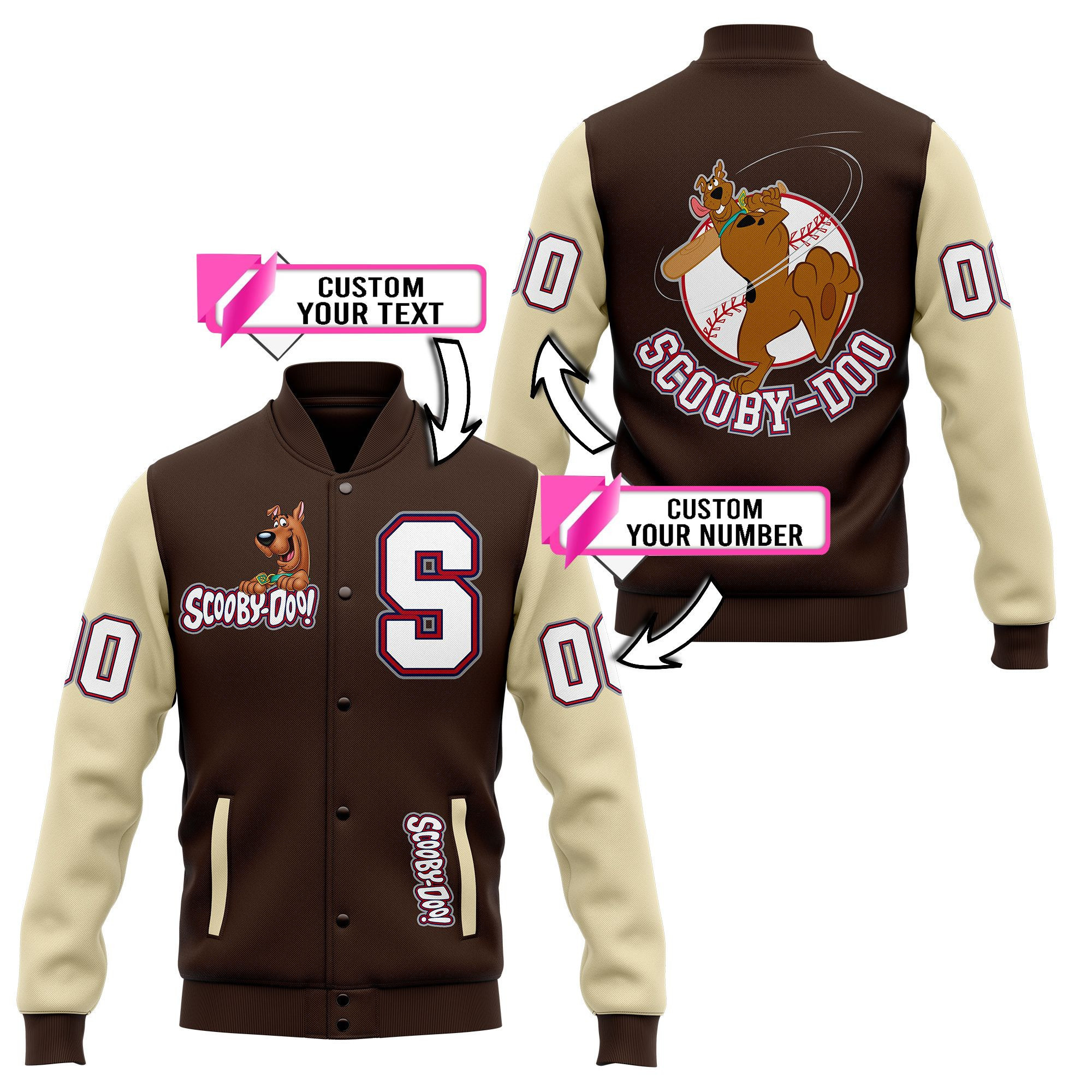 Scooby-Doo Baseball Jacket La - Latakids