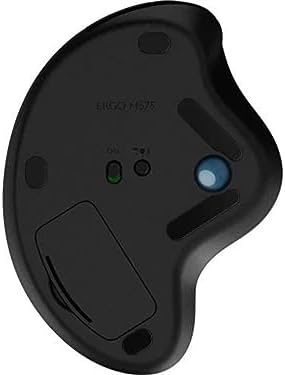 Logitech M575 Ergonomic Wireless Trackball USB Mouse Black (910-005869) - Latakids